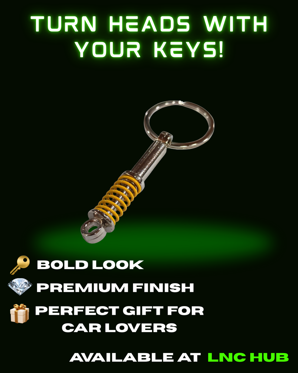 Metal Keyring – LNC Hub SA